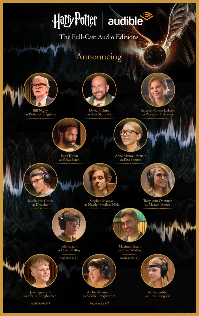 More Stars Revealed for the Harry PotterTM: The Full-Cast Audio ...